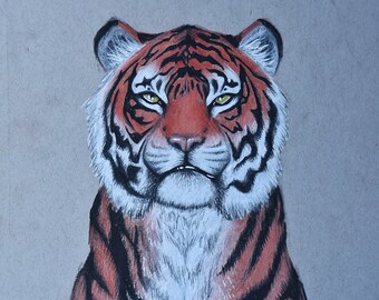 Tigress Drawing - Etsy