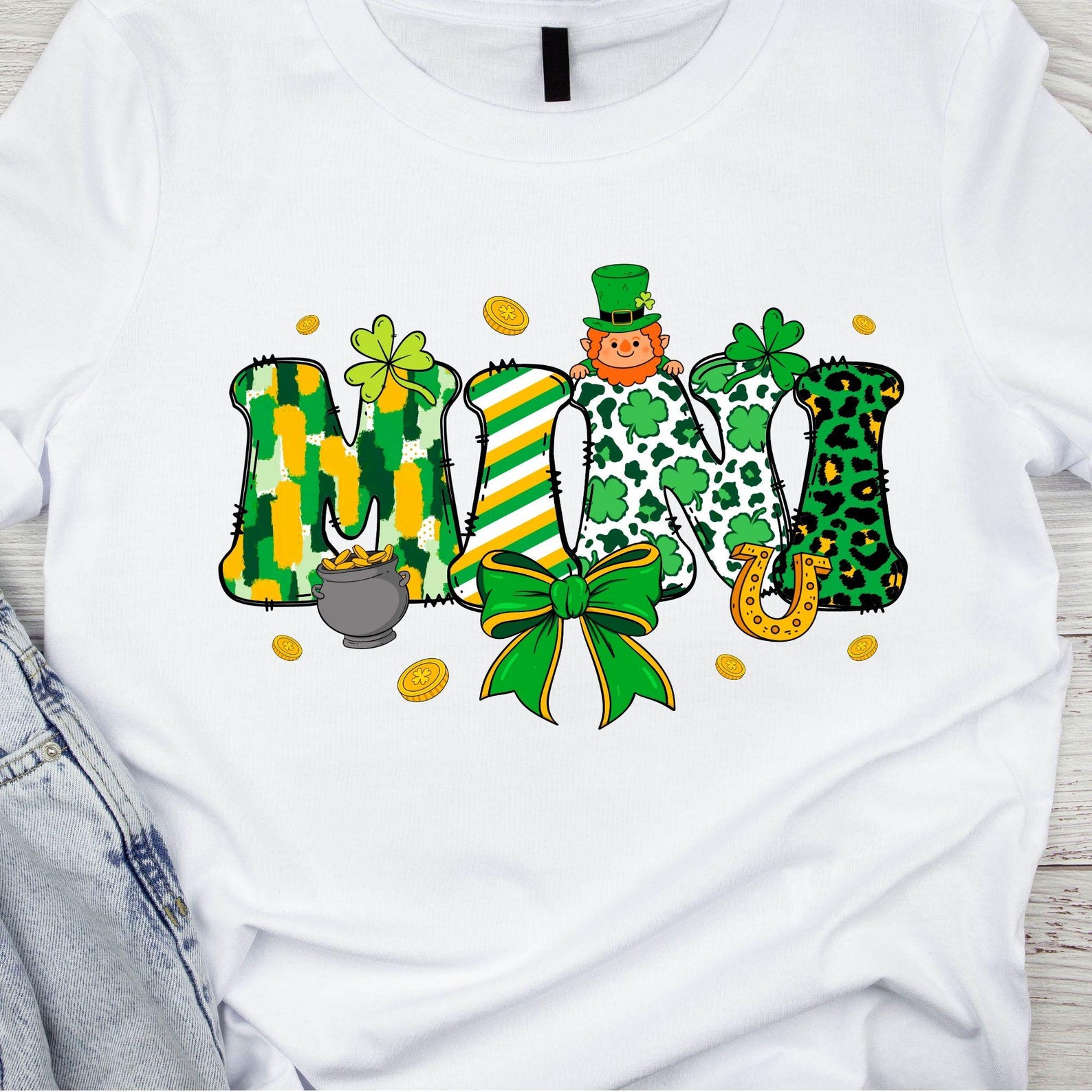 St.patrick Doodle Letters, Clover Alphabet PNG, St.patrick Day Clipart ...