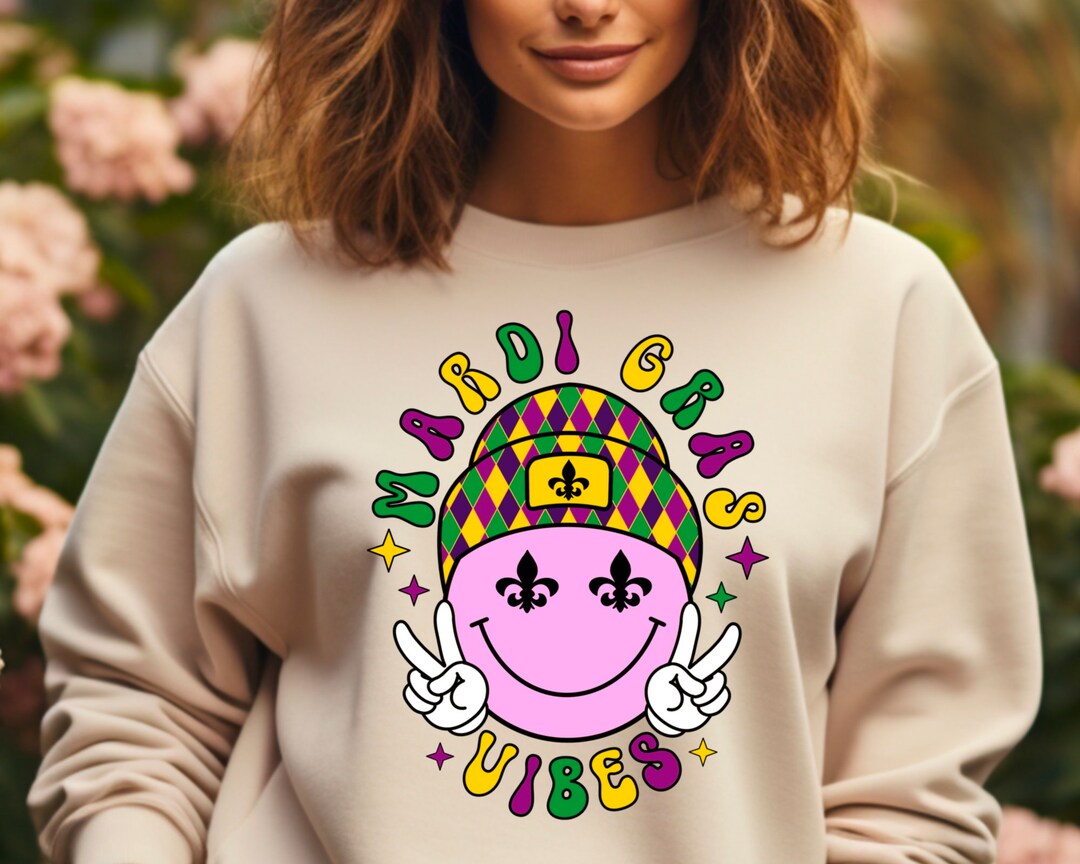 Karneval Vibes Smiley Gesicht Png, Fleur De Lis PNG, Laissez Les Bon ...