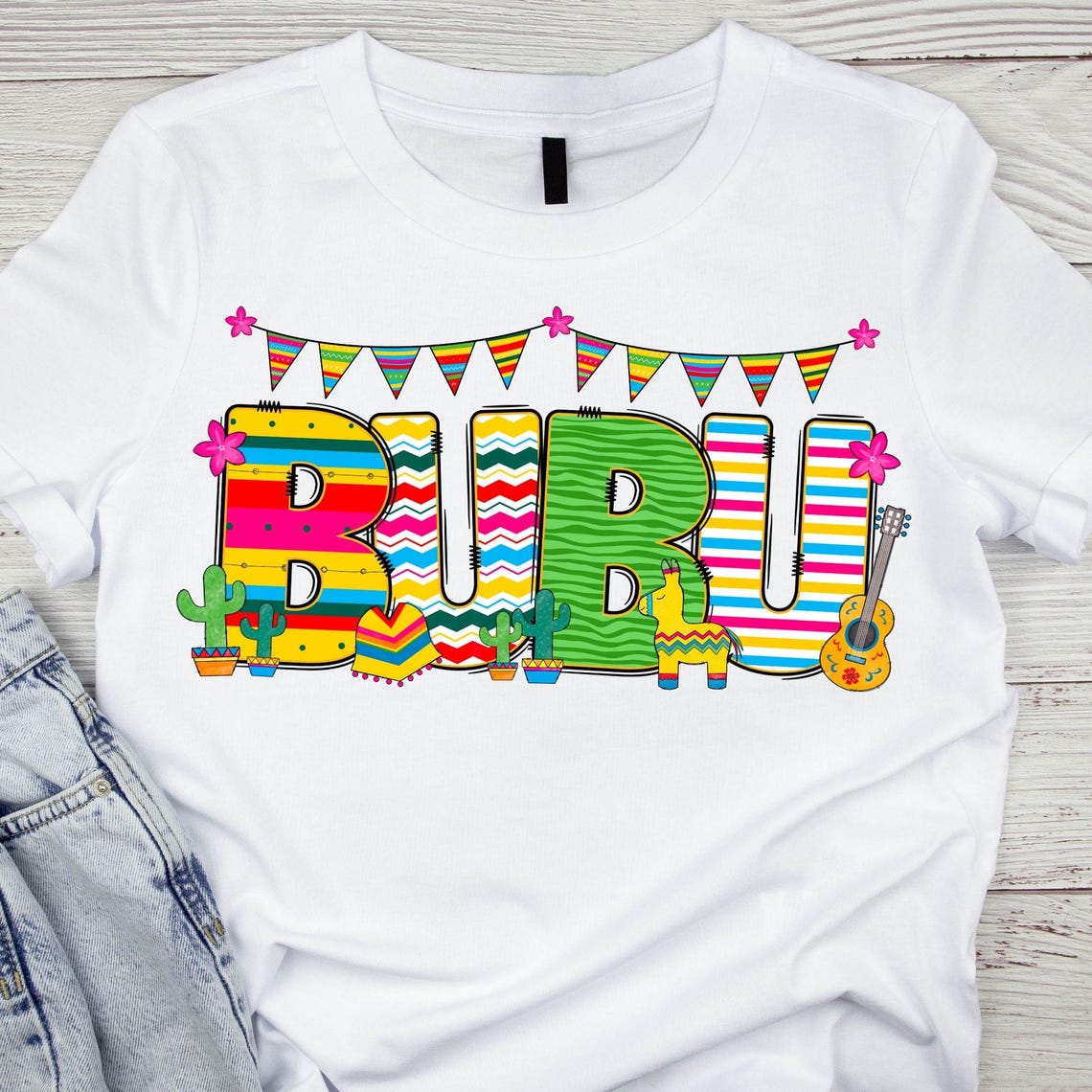 Fiesta Doodle Alphabet Bundle, Fiesta PNG Letters, Numbers ...