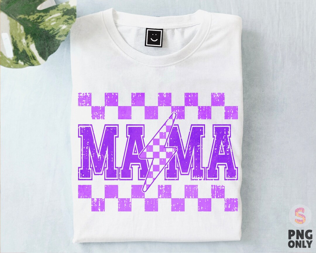 Mama Lightning Bolt PNG, Mama Life, Mama Png, Retro Mama Png ...
