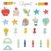 School Teacher Doodle Alphabet Bundle, Teacher PNG Letters, Numbers ...