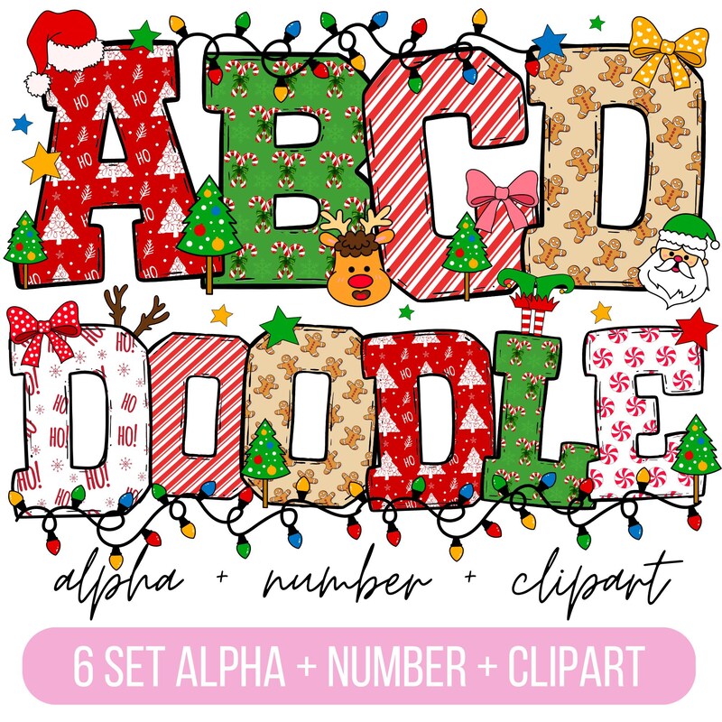 Christmas Doodle - Etsy