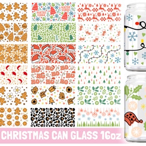 20 Christmas Libbey Glass 16oz Svg Bundle, Christmas Tree, Winter Svg ...