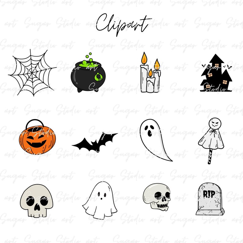 Halloween Leopard Doodle Letters PNG Files, Make Your Own Name, Doodle ...