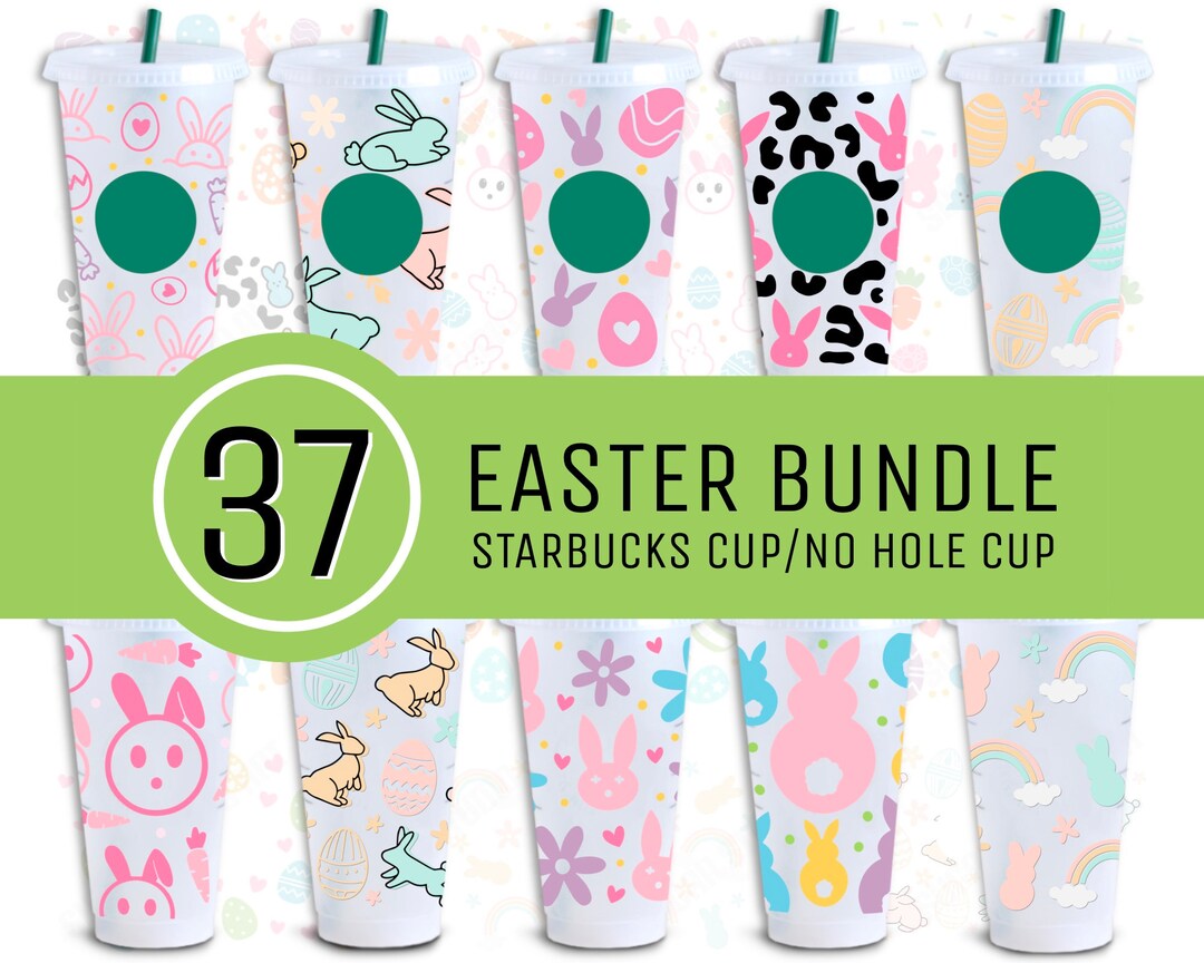 Easter Cup Wrap for Starbucks Venti Cold Cup 24oz Svg, Easter Svg ...