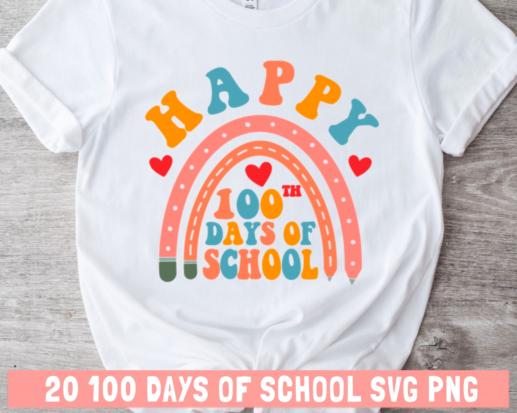 100 Days of School Svg Png Bundle, 100th Day of School Svg Png, School ...