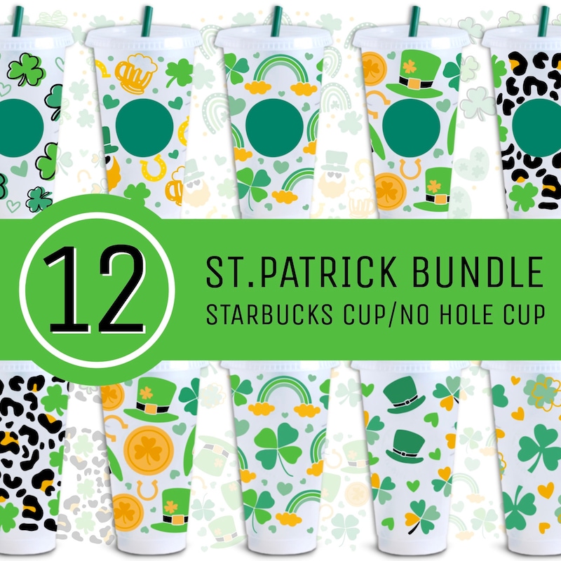 St Patrick Day Cold Cup - Etsy