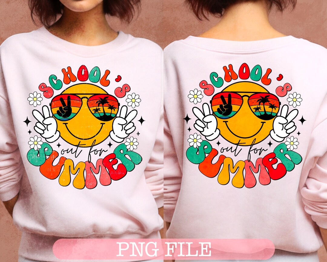 School's Out for Summer Png, Peace Out School Png, Last Day of School ...