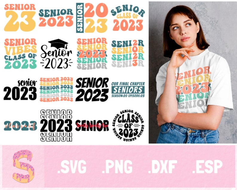 Class of 2023 SVG Senior 2023 SVG Bundle 2023 Senior Svg - Etsy
