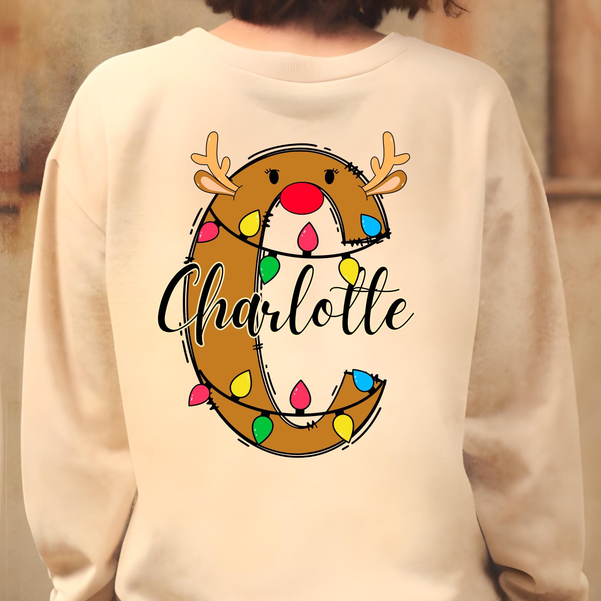 Christmas Doodle Alphabet Bundle, Santa PNG Letters, Numbers ...
