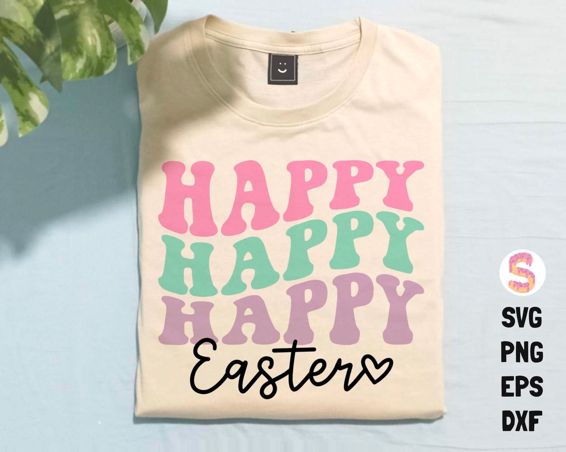 Happy Easter Bunny Svg Png Easter SVG Easter Shirt Svg - Etsy