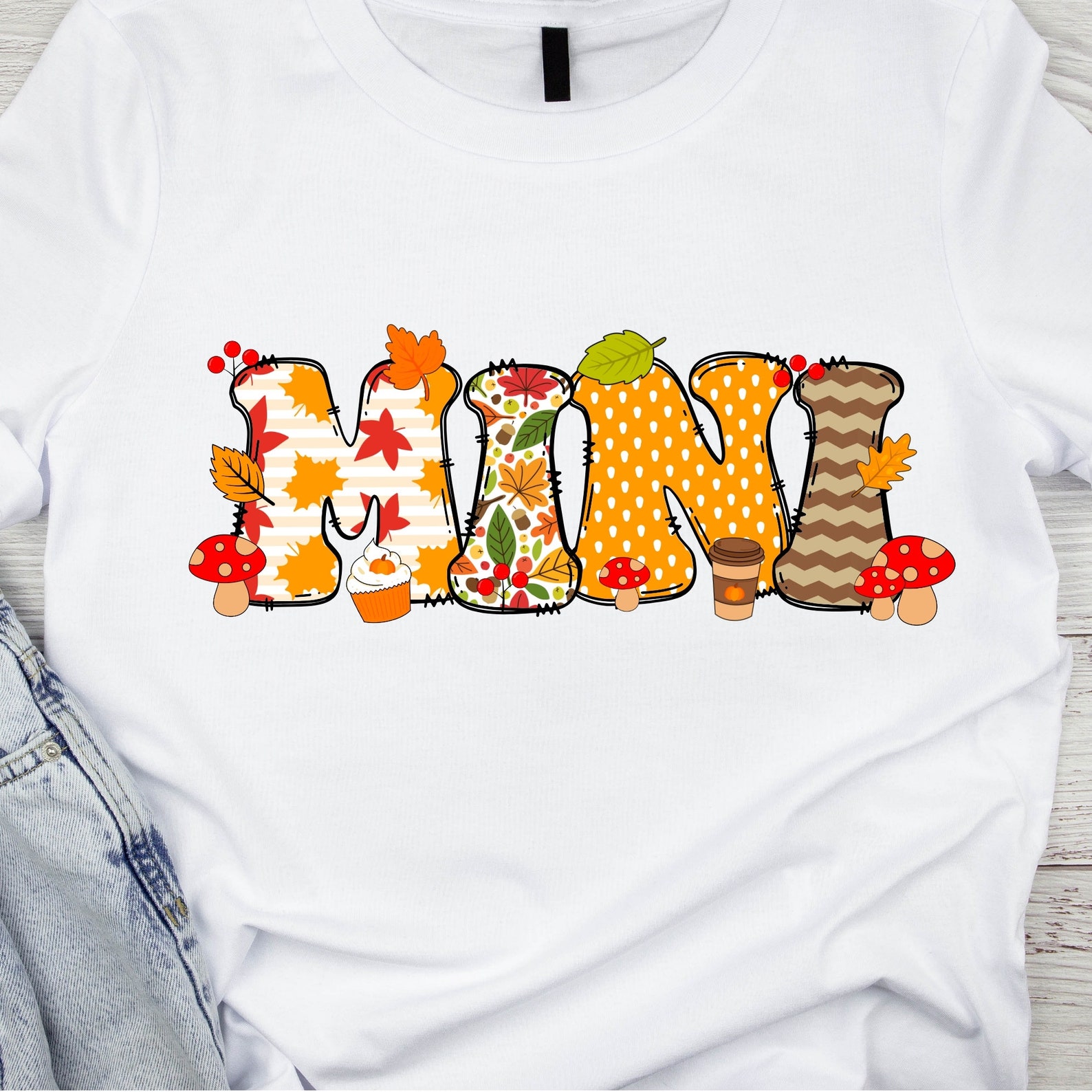 Fall Autumn Doodle Alphabet Bundle, Fall PNG Letters, Numbers ...