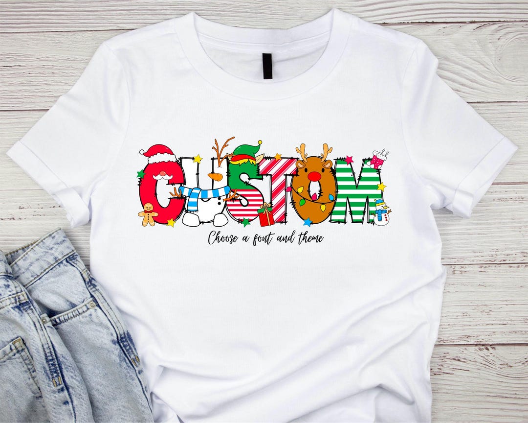Custom Doodle Alphabet in Shop, Specify a Name or Word That is Not Too ...