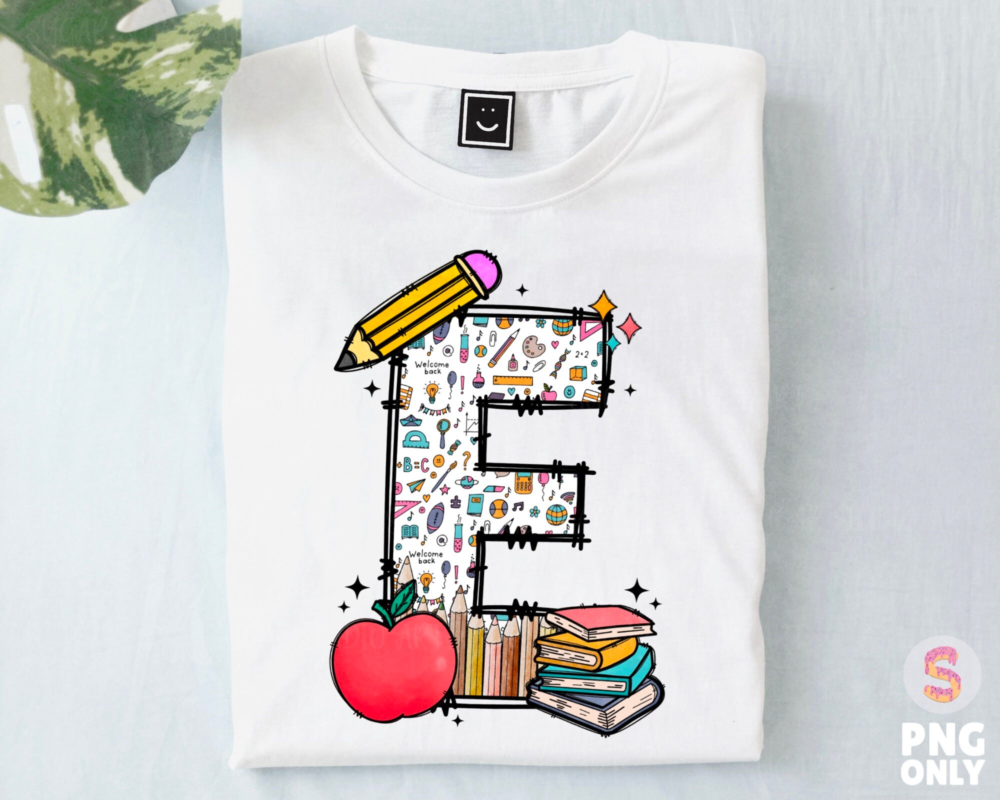 Editable Teacher School Pencil Doodle Letters Png, Canva Template, Make ...