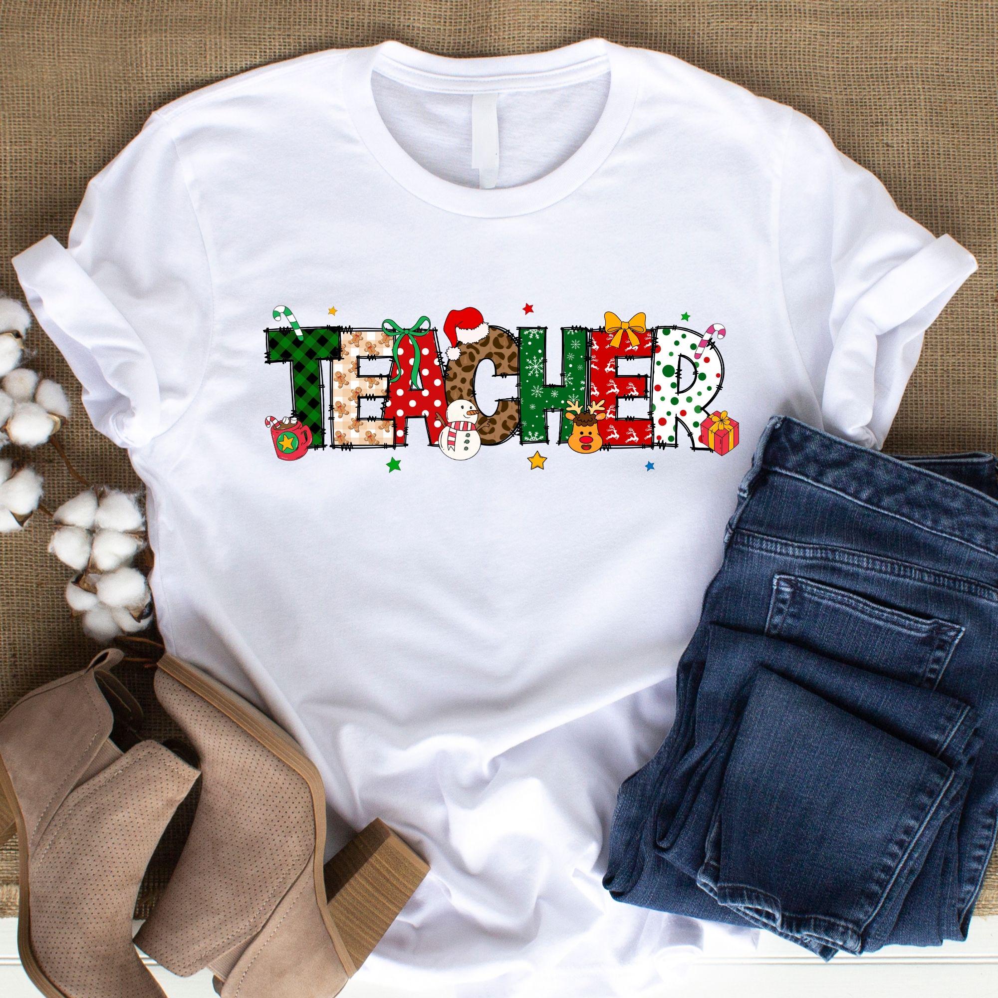 Christmas Letters Doodle Alphabet PNG Bundle | Holiday Clipart for ...