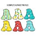 Summer Alphabet Letters PNG Bundle, Summer Clipart Png, Beach Doodle ...