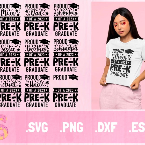 Proud Mom of a Pre K Grad 2022 Svg - Etsy