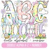 Summer Alphabet Letters PNG Bundle, Summer Clipart Png, Fruit Doodle ...
