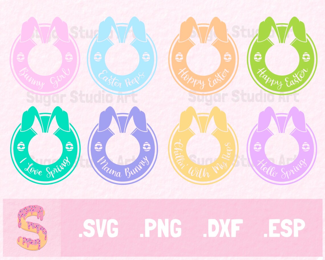 Easter Day Starbucks Ring SVG Bundle, Starbucks Easter Bunny Rabbit ...