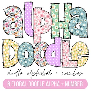 Spring Floral Alphabet Letters PNG Bundle, Summer Mothers Day Flower ...