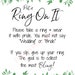 Put a Ring on It Bridal Shower Game Kit | Sign With 30 Fake Rings - Etsy