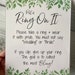 Put a Ring on It Bridal Shower Game Kit | Sign With 30 Fake Rings - Etsy