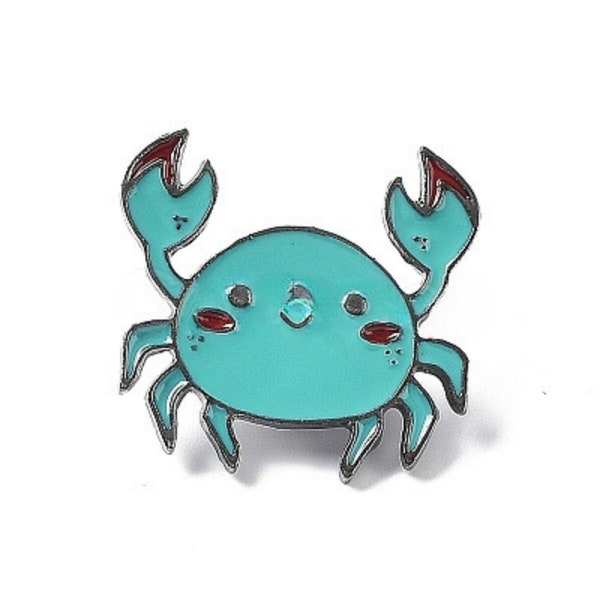 Crab Pin - Etsy