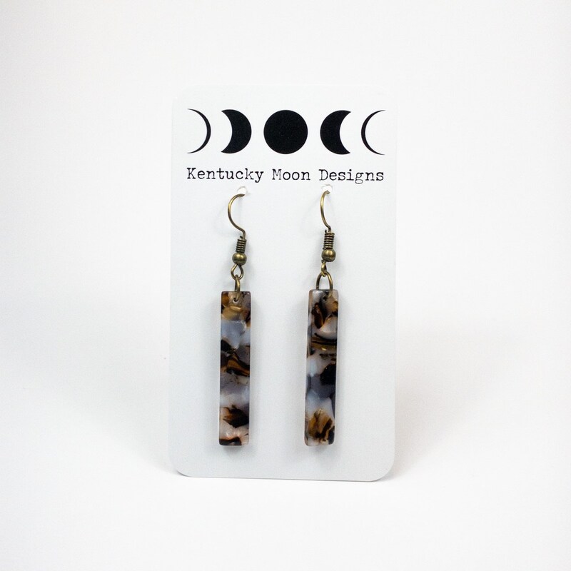 Resin Earrings - Etsy