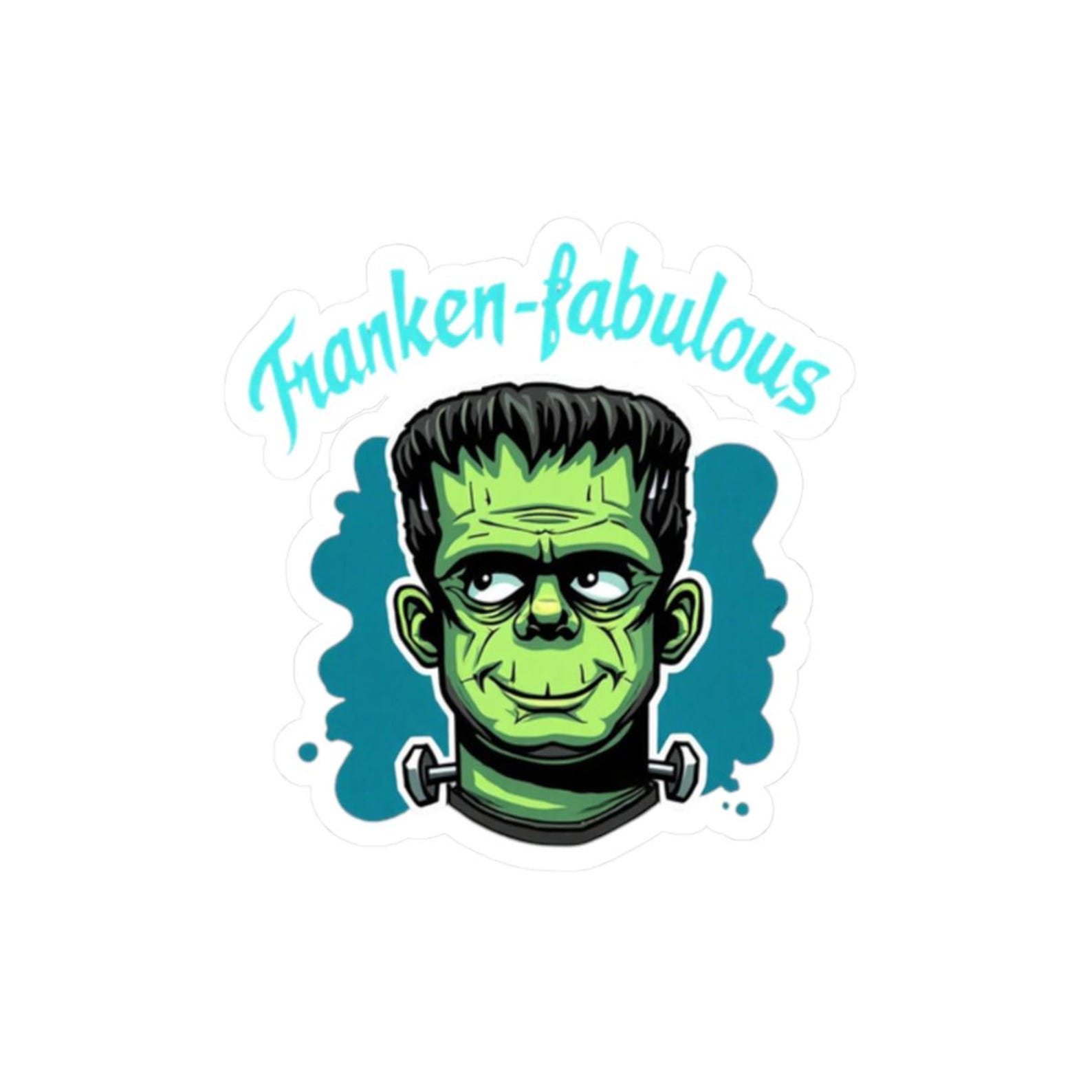 Frankenstein Kiss-cut Stickers, Halloween Party Decor, Cute Gift for ...