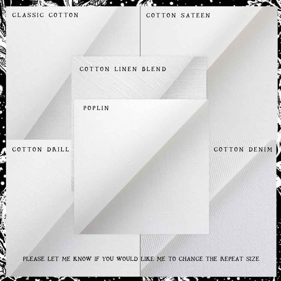 Velvet, poplin, cotton linen, denim, faux silk, swimwear, dancewear ...