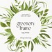 Watercolor Greenery Floral Frame Clipart Botanical Wedding Wreath ...