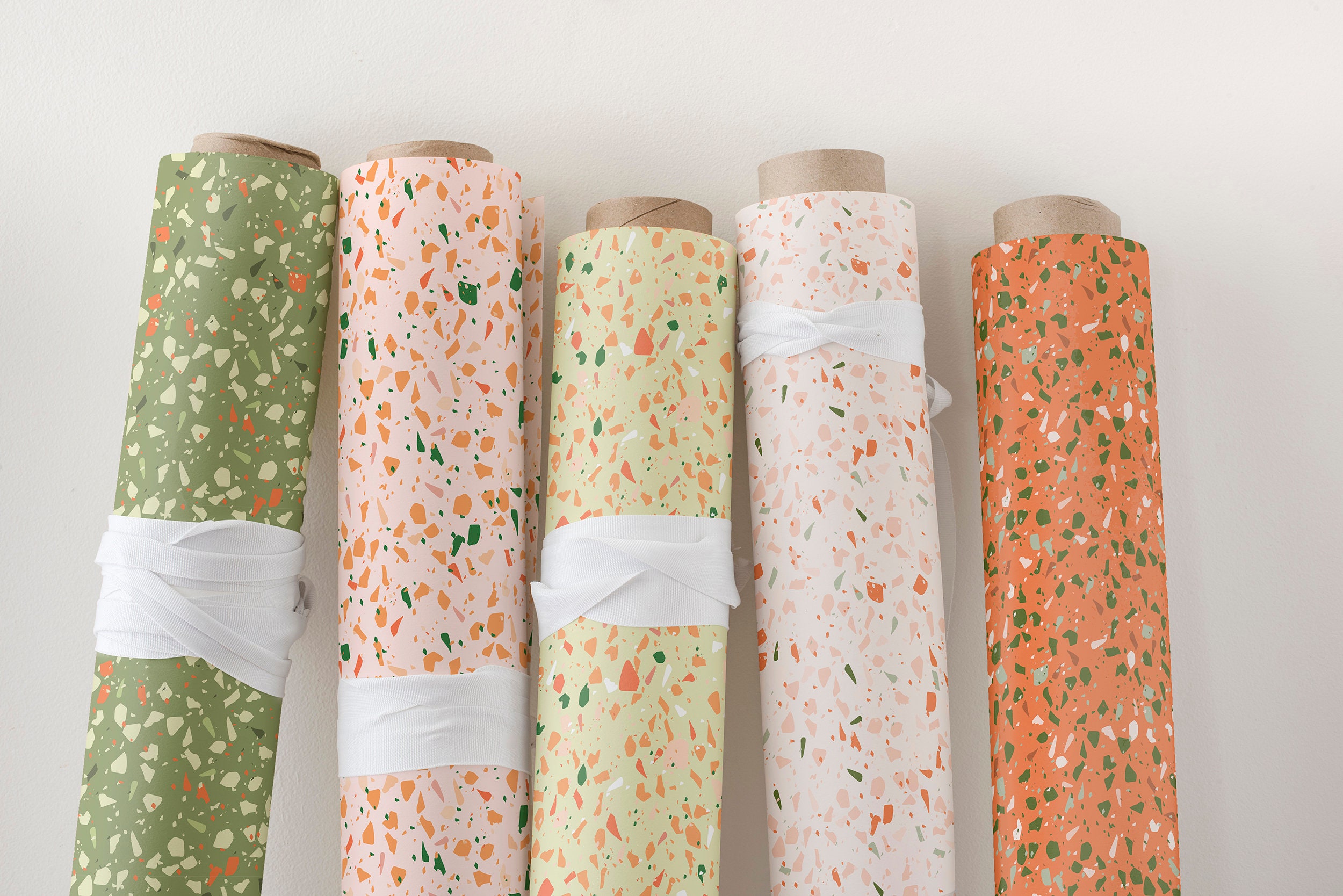 Terrazzo Seamless Digital Paper - Abstract Digital Papers - Terrazzo ...