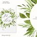Watercolor Greenery Floral Frame Clipart - Botanical Wedding Wreath ...