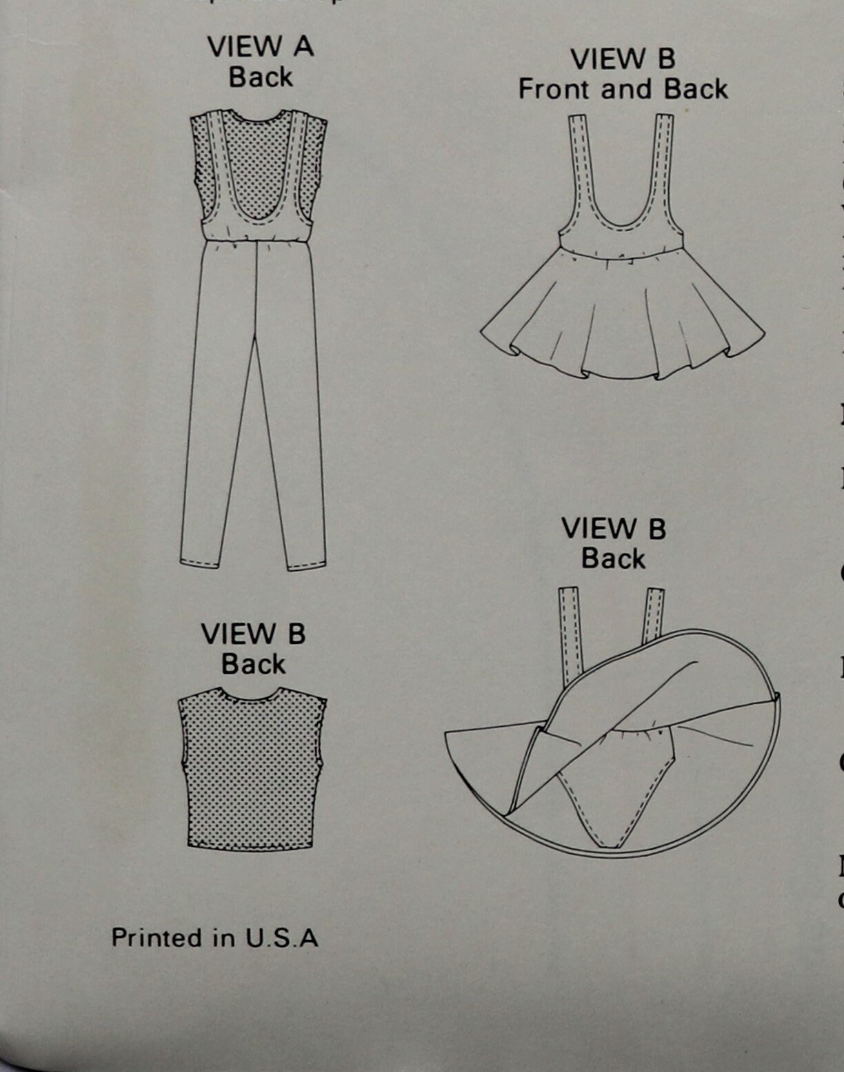 Kwik Sew 1667. Girls Dance Leotard, Unitard and Top Pattern. Girl Dance ...