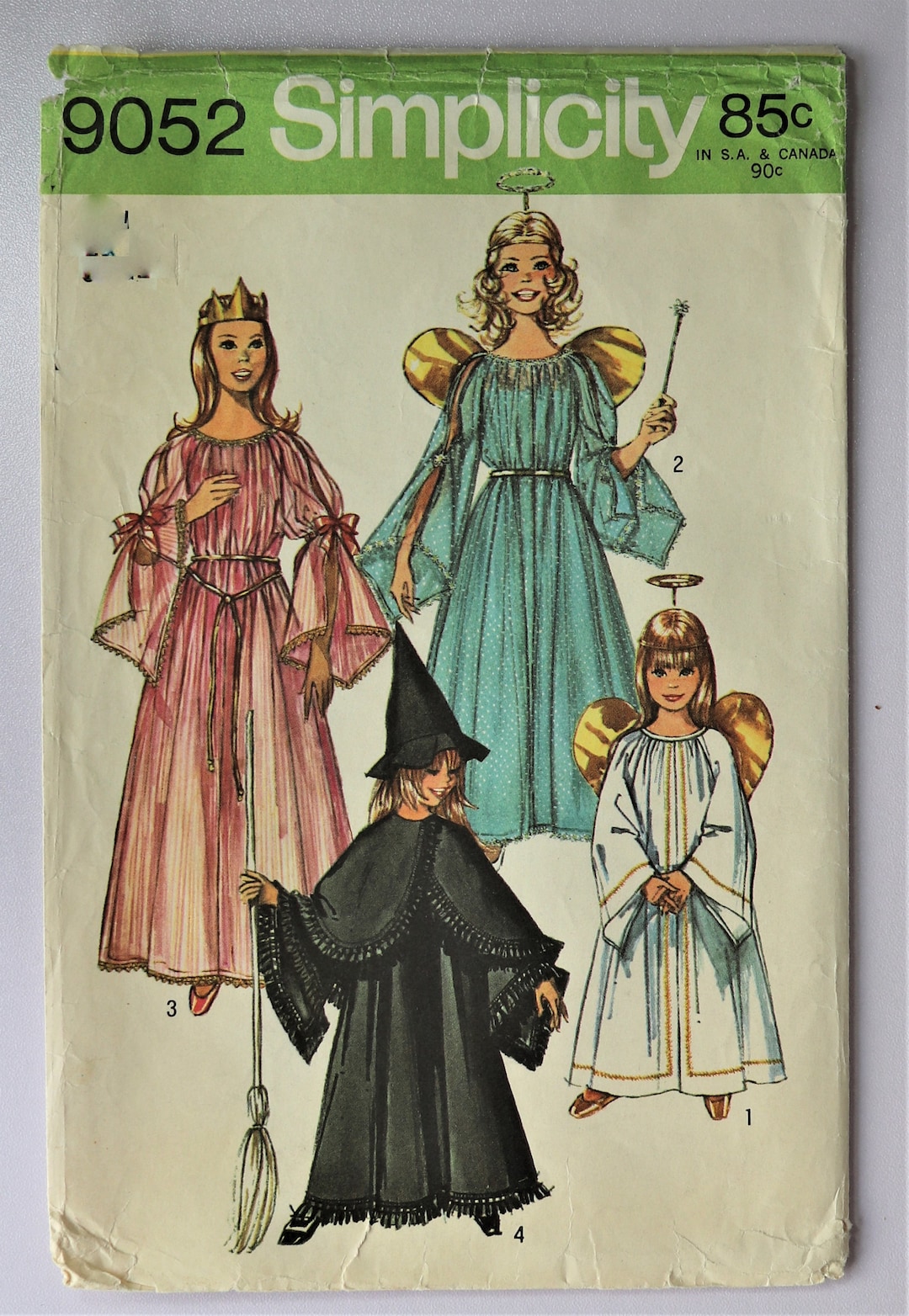 Simplicity 9052. Girl Costume Pattern. Vintage 1970's Angel, Fairy ...