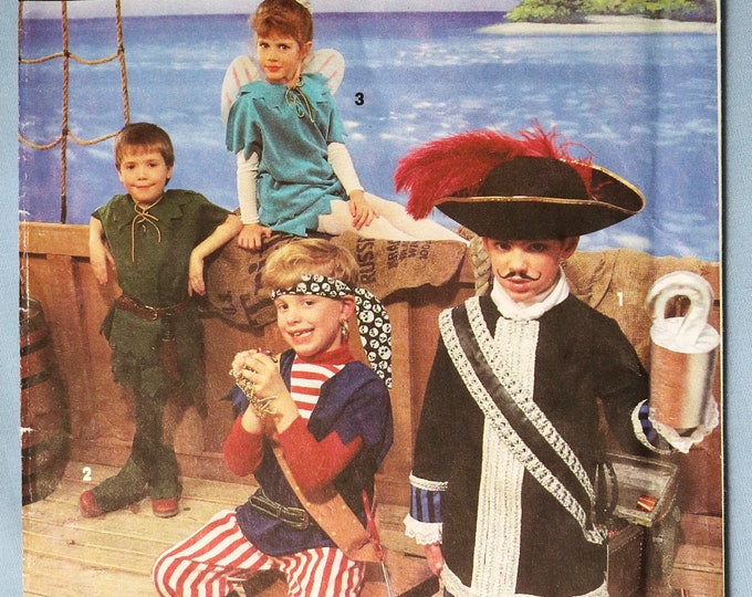 Simplicity 7965. Childs Pirate Costumes Pattern. Pirate Captain, Fairy ...