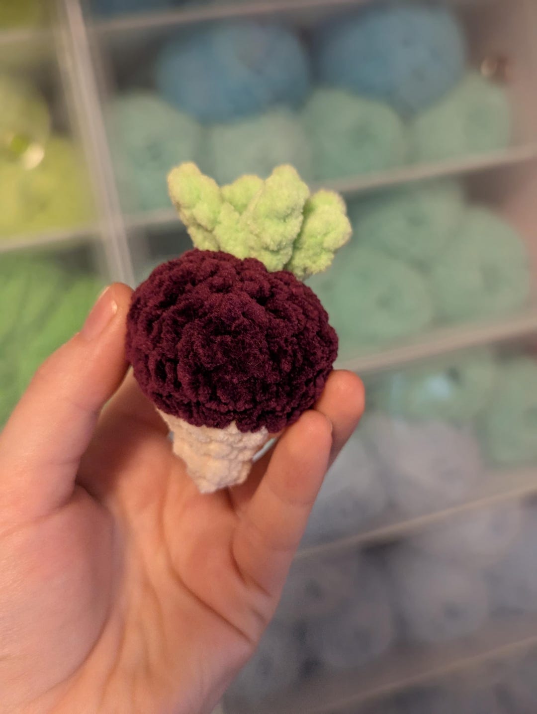 No Sew Crochet Radish Pattern - Etsy