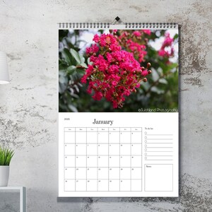 2025 Wall Flower of the Month Calendar Planner - Printable DGITAL ...