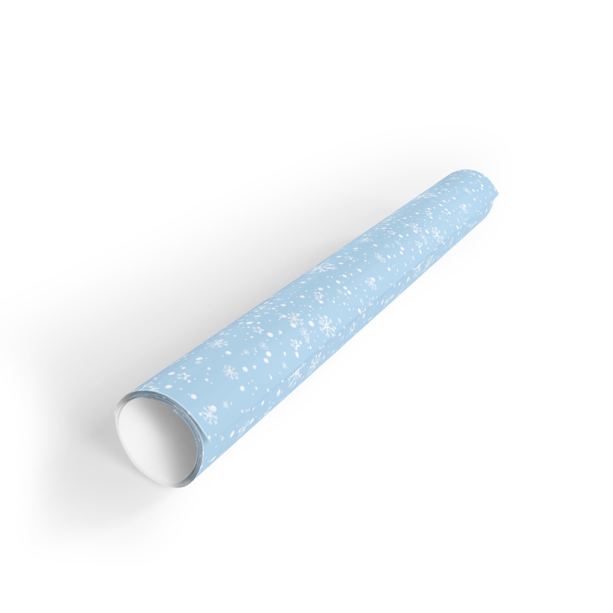 Christmas Wrapping Paper: Blue Snowflake Gift Wrap Holiday - Etsy