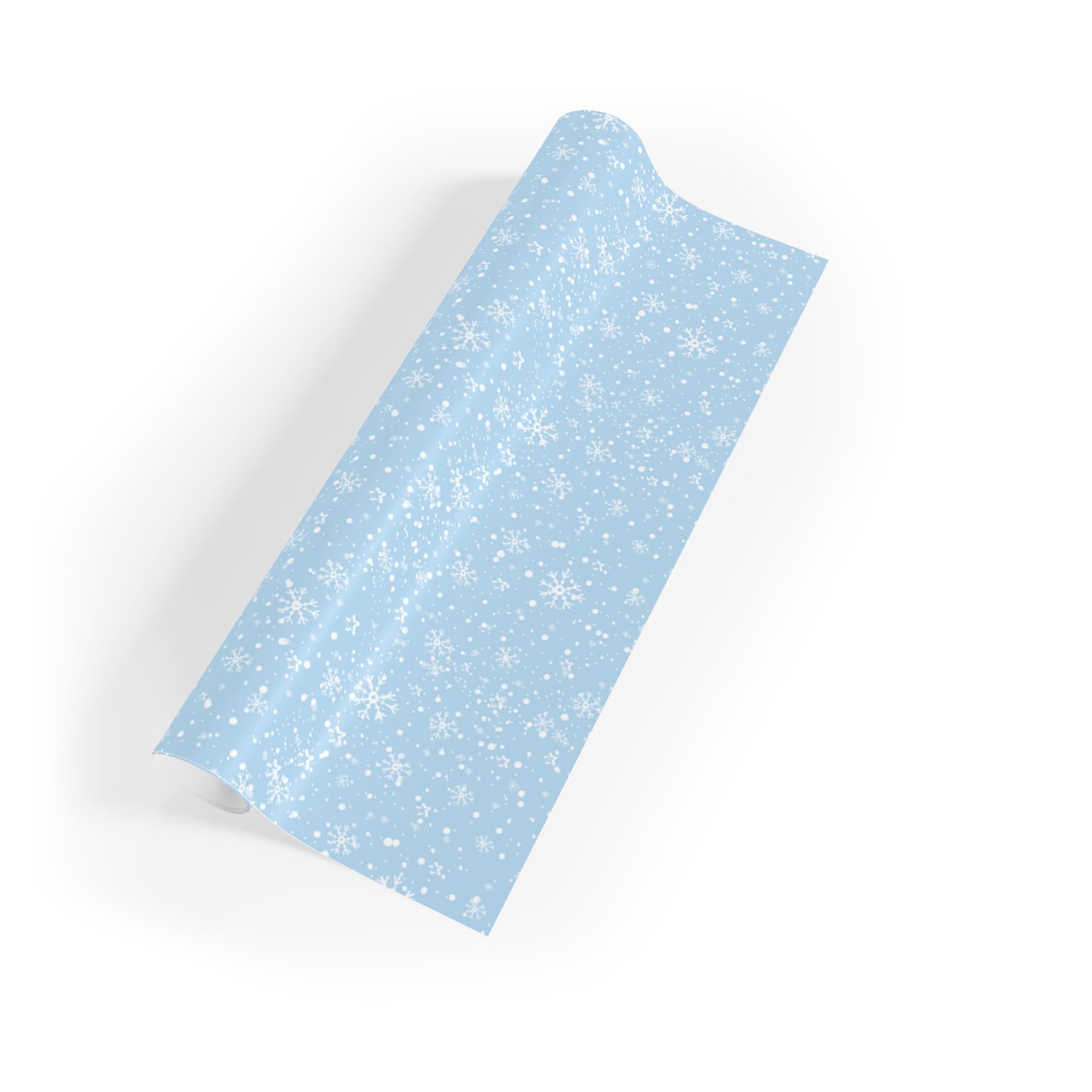 Christmas Wrapping Paper: Blue Snowflake Gift Wrap Holiday - Etsy