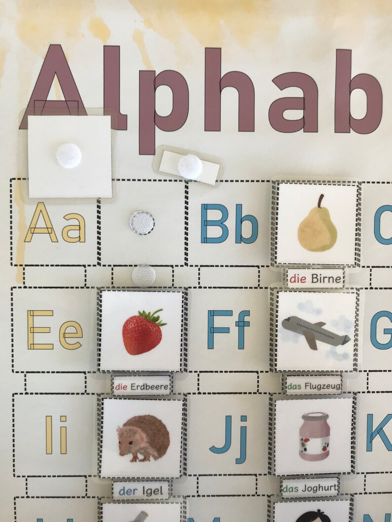 German Alphabet Posters, Classroom Decor, ABC Poster, Digital Download ...