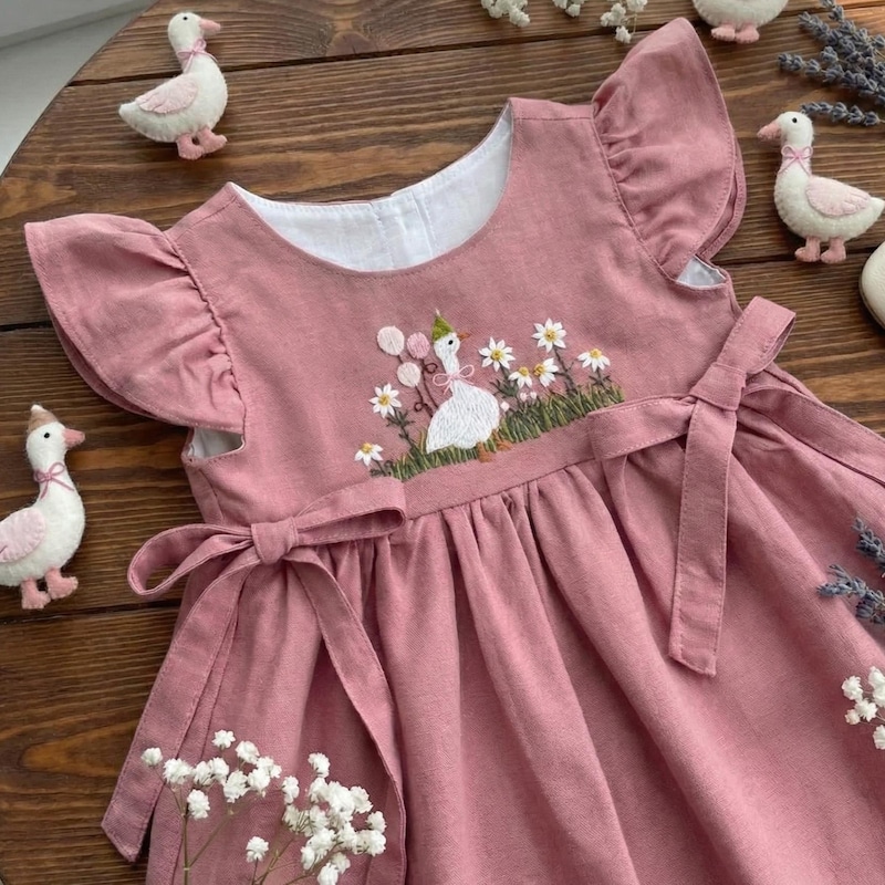 Embroidered Dress - Etsy