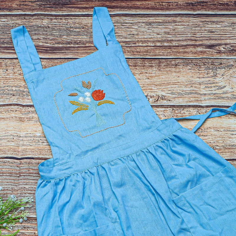 Embroidered Aprons - Etsy