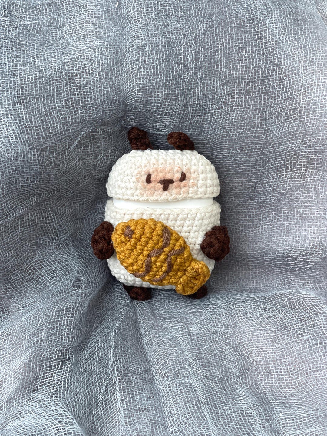 Cute Cat & Fish Airpods 1/2/3/pro/pro 2 Case, Crochet Animals Airpods ...