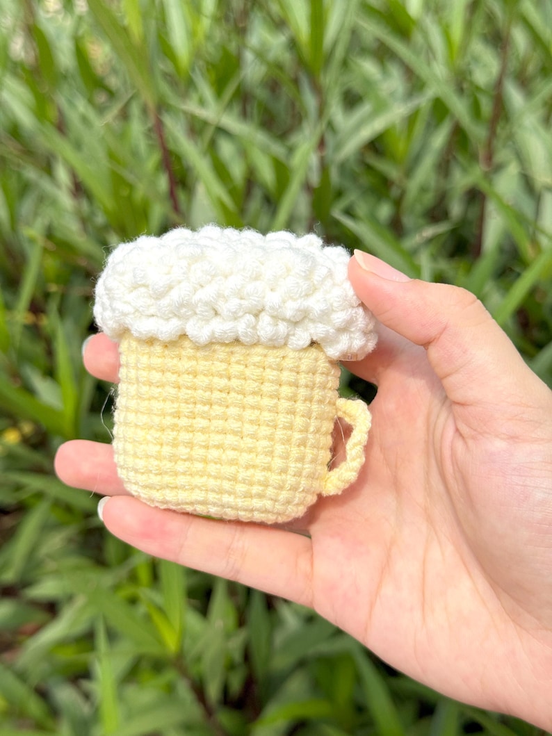 Beer Mug Airpods 1/2/3/pro/pro 2 Case, Crochet Beer Airpods Case ...