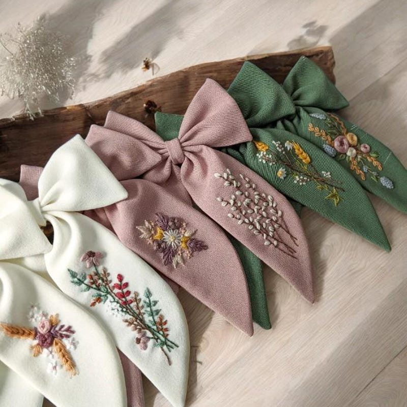 Flower Girl Hair Bow - Etsy
