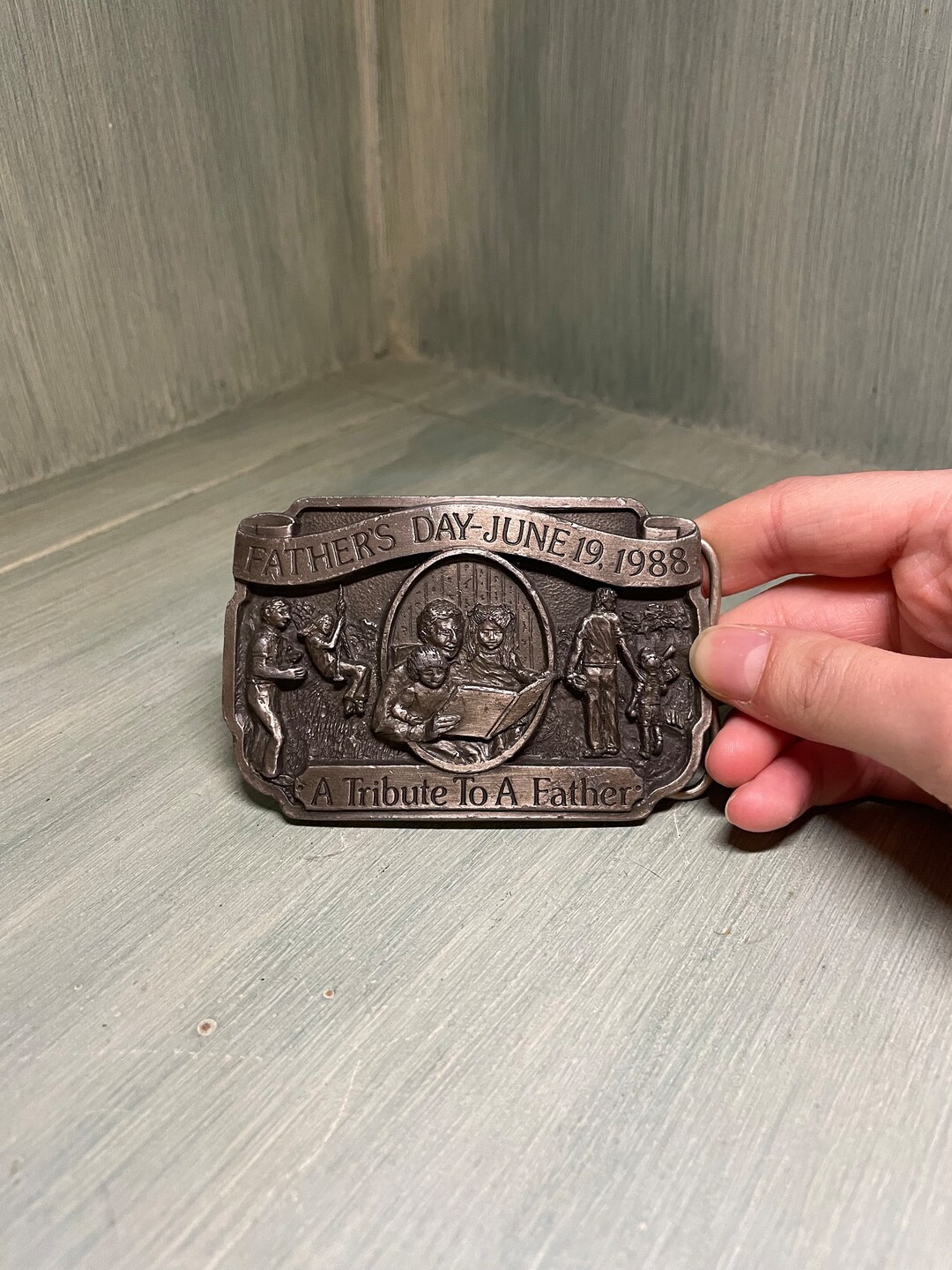 Father’s Day Silver Colored Belt Buckle - Etsy