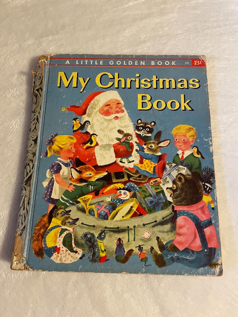 Vintage 1957 Little Golden Book “my Christmas Book” - Etsy