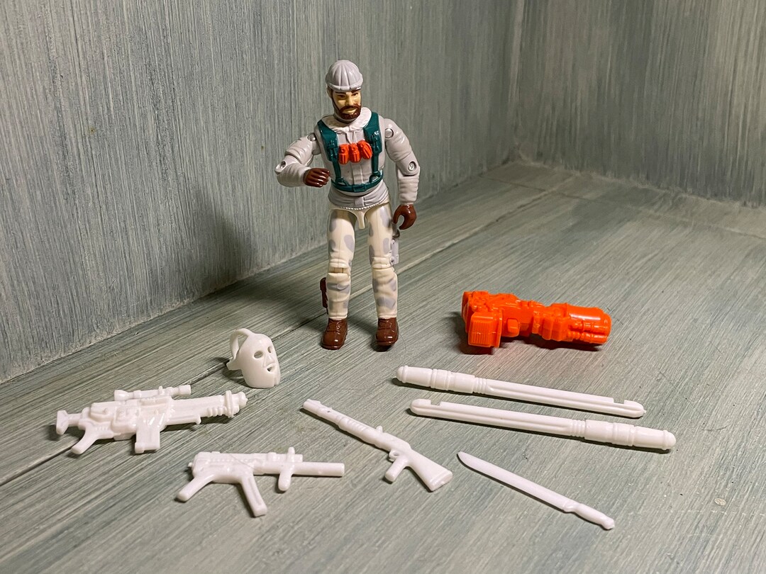 Vintage 1993 GI Joe Frostbite Ice Figure and Accessories - Etsy